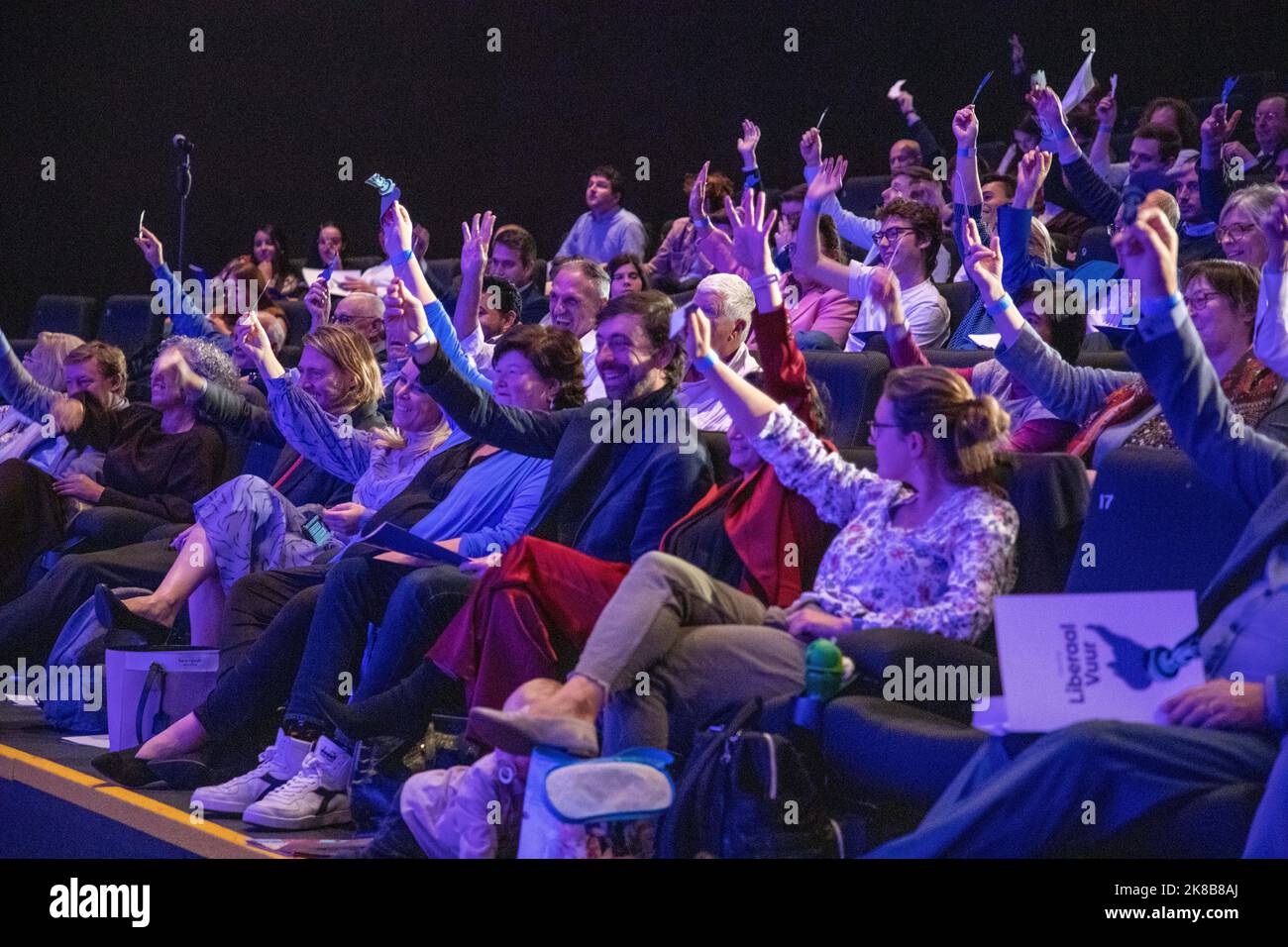 Die Abbildung zeigt den vierten Parteitag „Liberaal Vuur“ der Open VLD ...