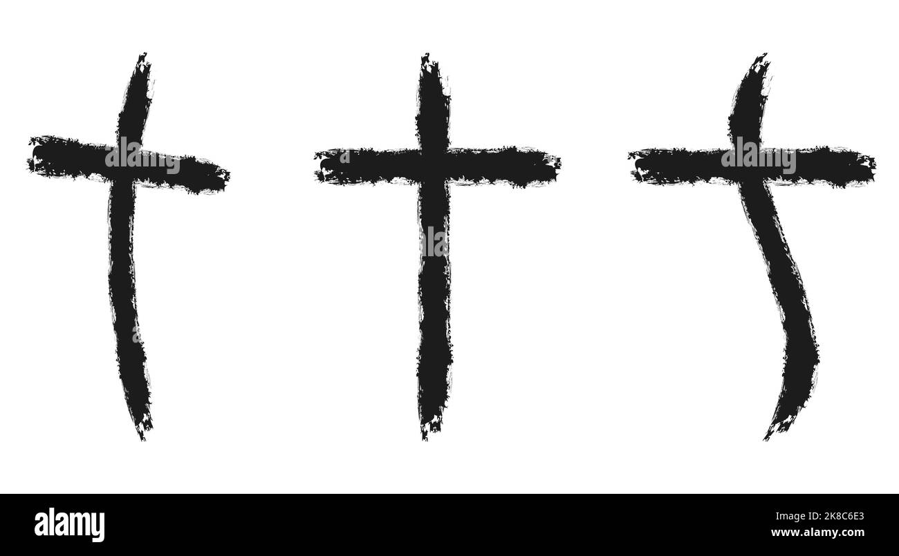 Religions symbols Schwarzweiß-Stockfotos und -bilder - Alamy