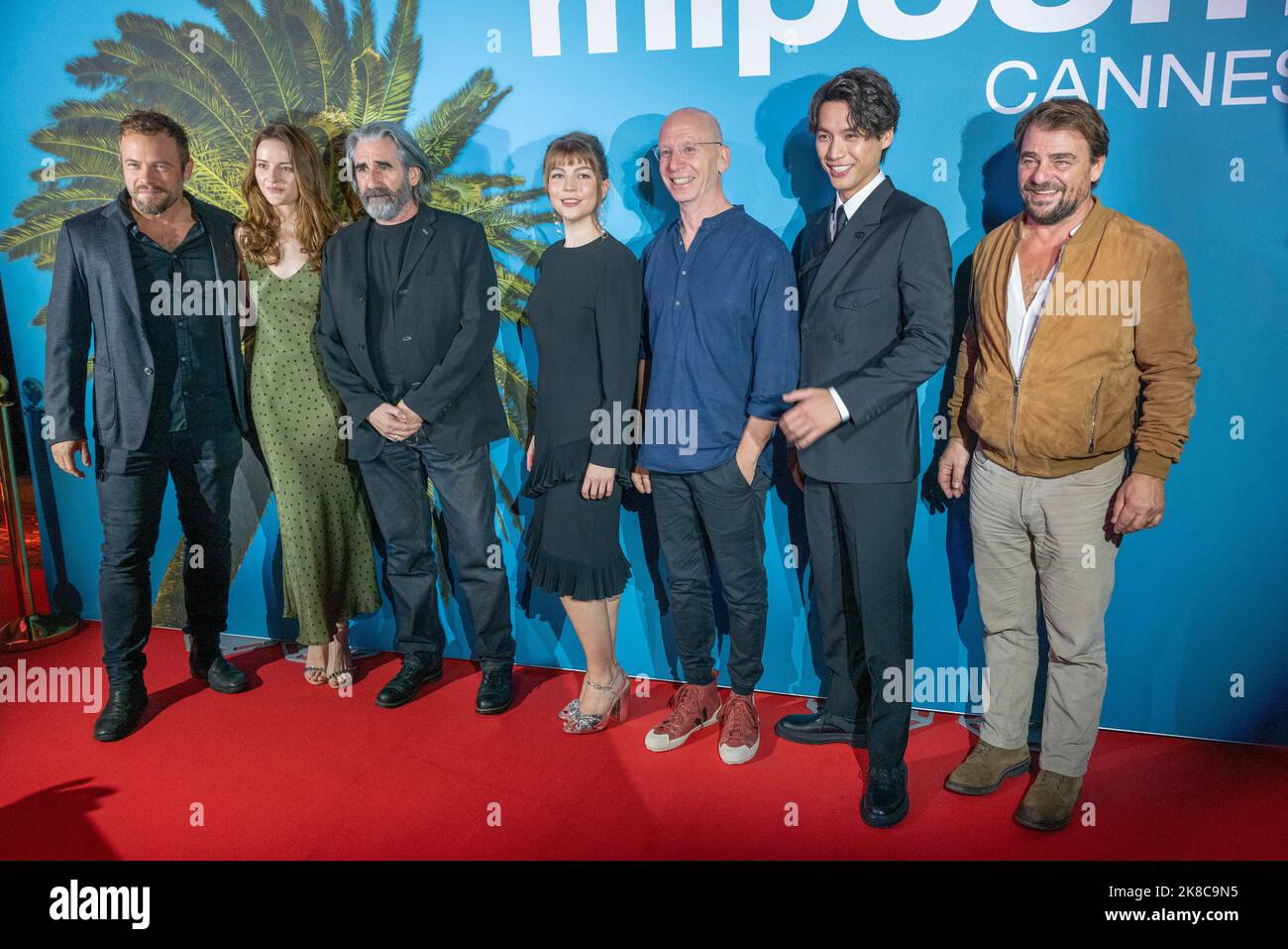 Cannes, Frankreich, 17. Oktober 2022, Moe Dunford, Olivia Morris, John ...