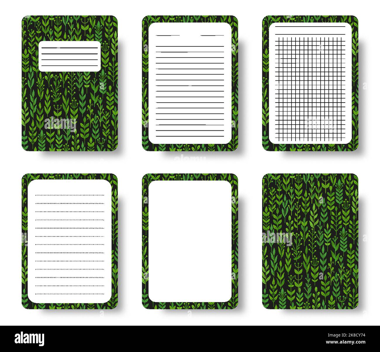 Arbeitsheft layout Stock-Vektorgrafiken kaufen - Alamy