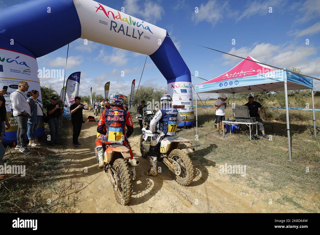 22. Oktober 2022, Rom, Spanien: 77 BENAVIDES Luciano (Arg), Husqvarna ...