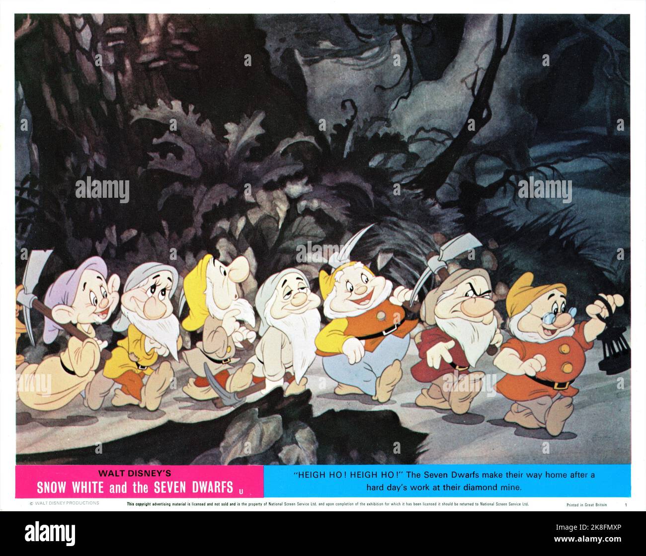 Die sieben Zwerge in WALT DISNEYS SCHNEEWITTCHEN UND DIE SIEBEN ZWERGE ...