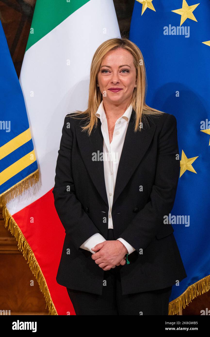 Giorgia meloni premiere -Fotos und -Bildmaterial in hoher Auflösung – Alamy