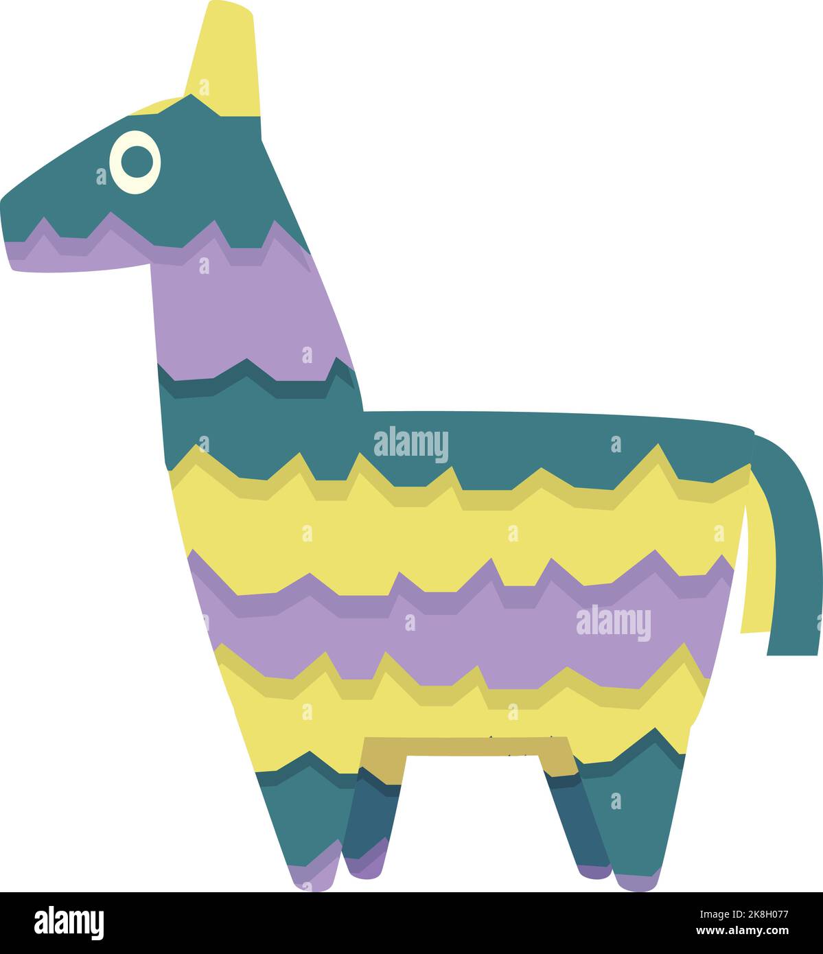 Pinata Symbol Cartoon-Vektor. Mexikanischer Esel. Candy-Party Stock ...