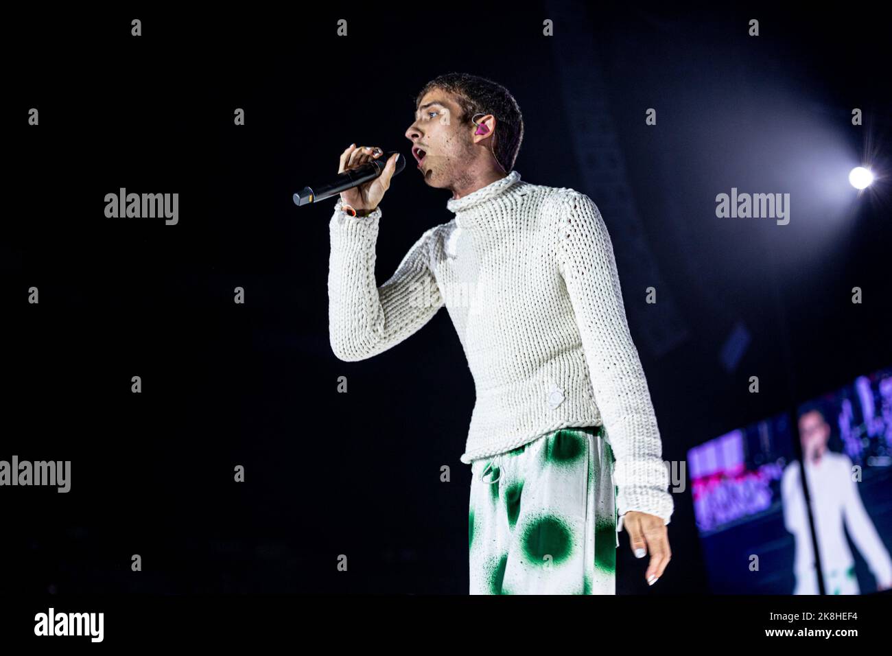 Mailand Italien 23. Oktober 2022 Sangiovanni - Cadere Volare Tour ...