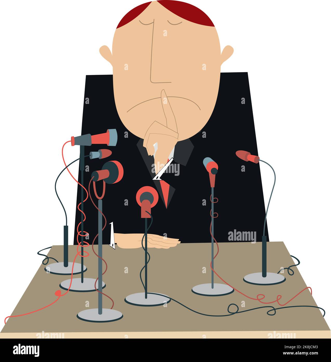 Mann redet viel cartoon -Fotos und -Bildmaterial in hoher Auflösung – Alamy