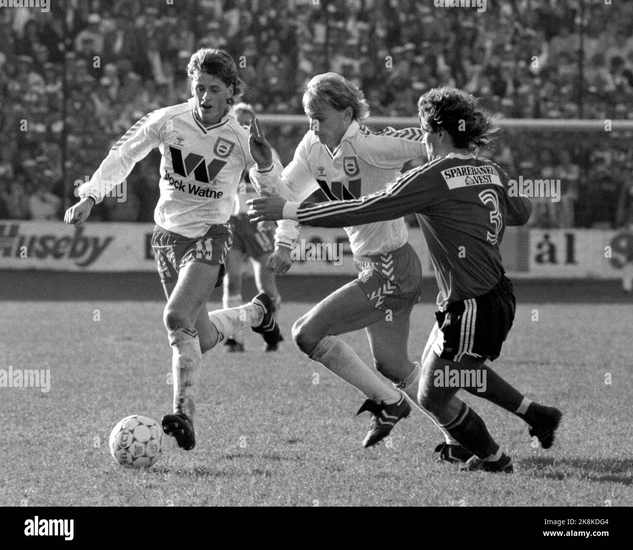 Oslo 25-10-1987. Pokalfinale 1987. Bryne - Feuer (1-0). Brynes Jan ...