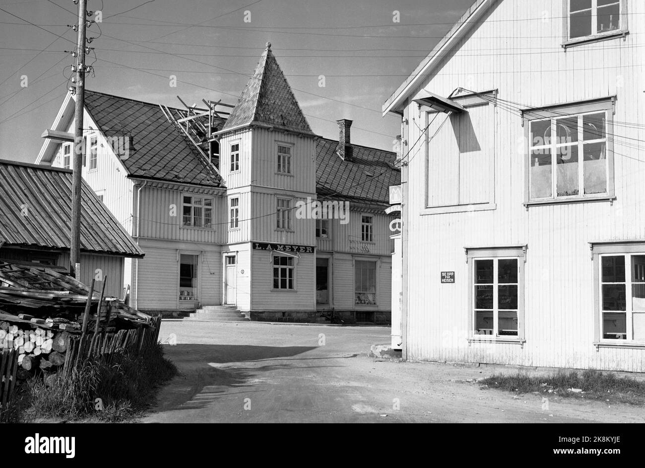 Oslo 19530616 von mo i rana alte holzgebäude foto -Fotos und ...