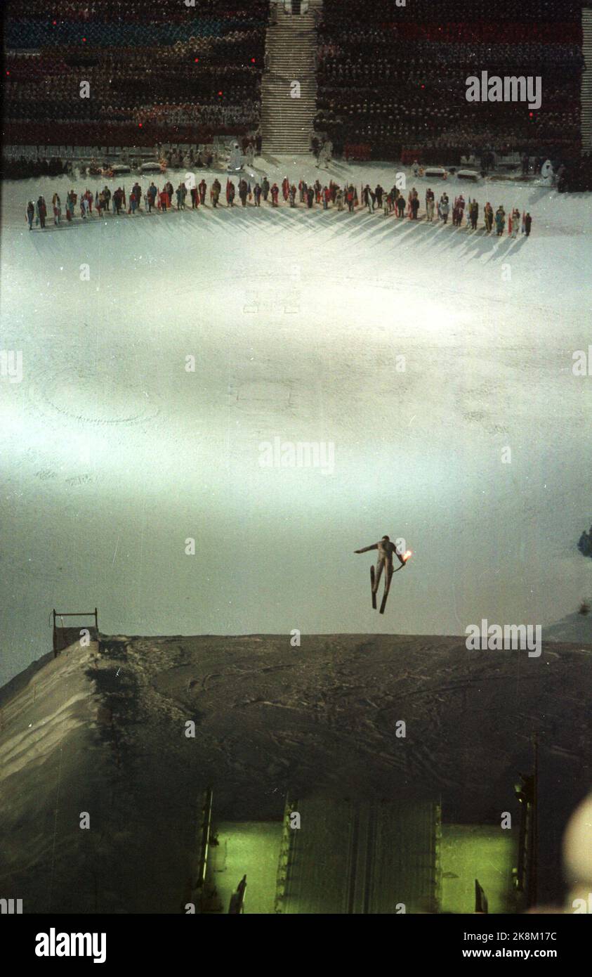Lillehammer 19940212: Olympische Spiele 1994. Eröffnungszeremonie in ...