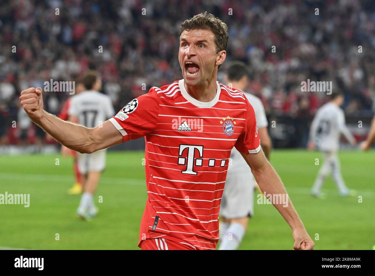 Thomas MÜLLER (M???LLER, FC Bayern München), Jubel, Freude, Begeisterung, Action, Einzelbild ...