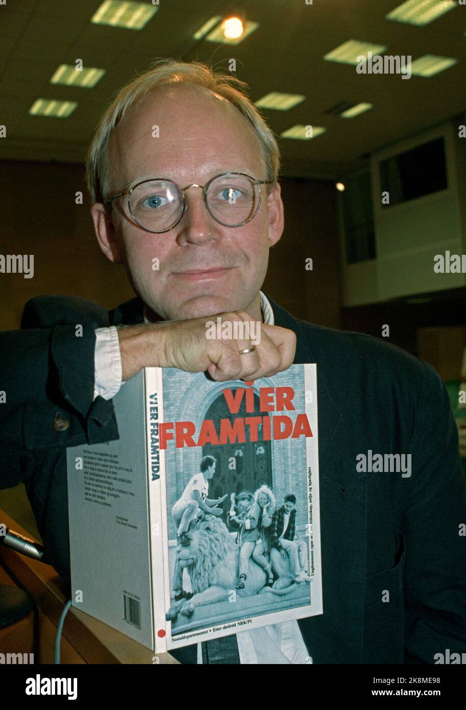 Oslo 19890901. Die neue Ombudsfrau für Kinder Trond Viggo Torgersen ...