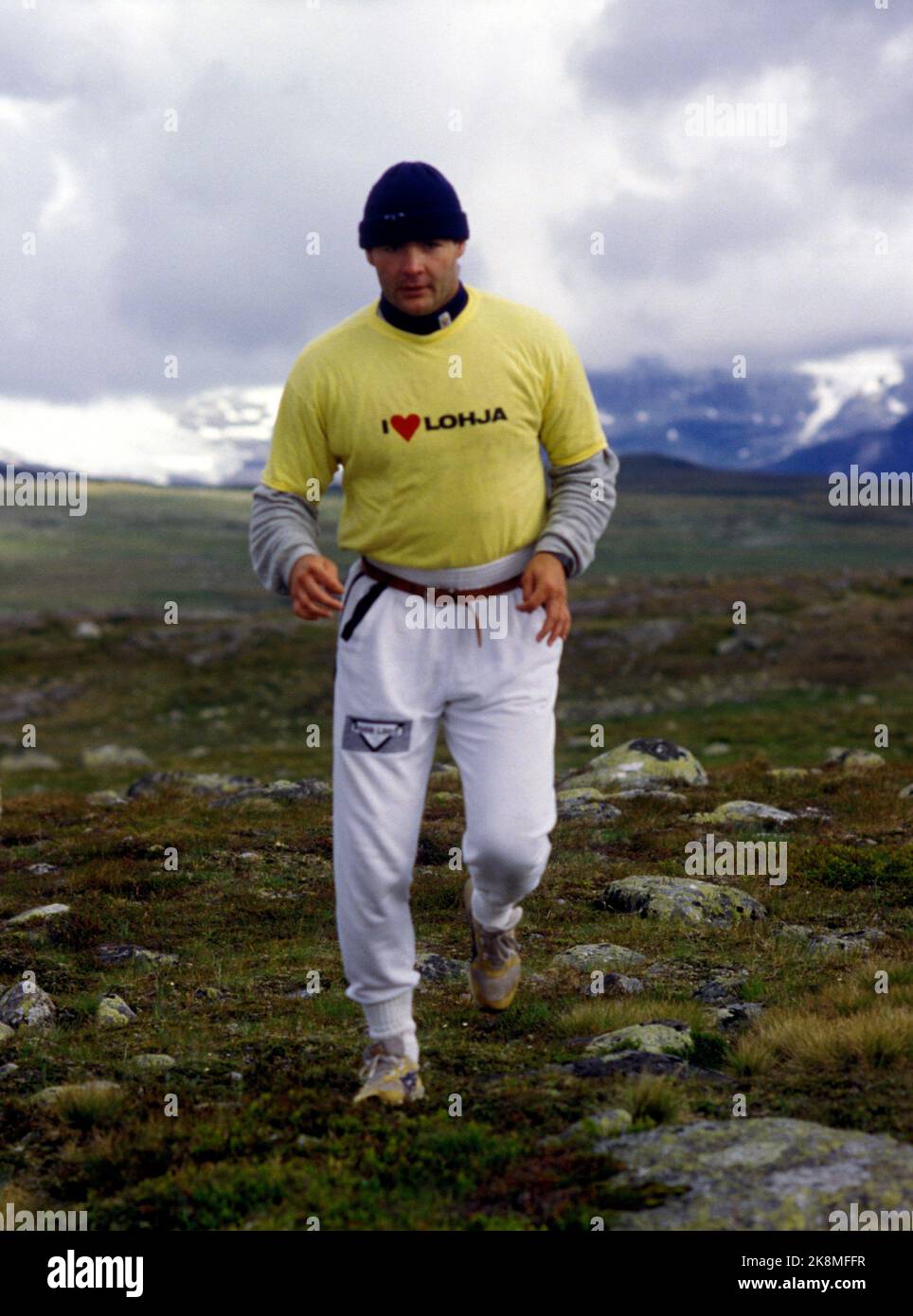 Steffen tangstad trainer auf der hardangervidda juli 1986 foto -Fotos ...