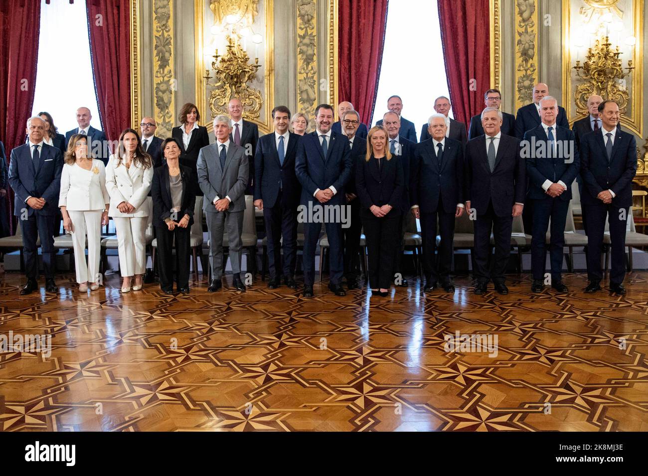 Italien, Rom 22. Oktober 2022 Italienische Ministerpräsidentin Giorgia ...