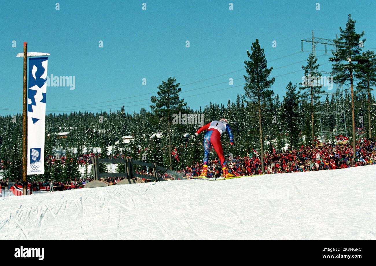 Lillehammer 19940219 Olympische Winterspiele in Lillehammer Langlauf ...