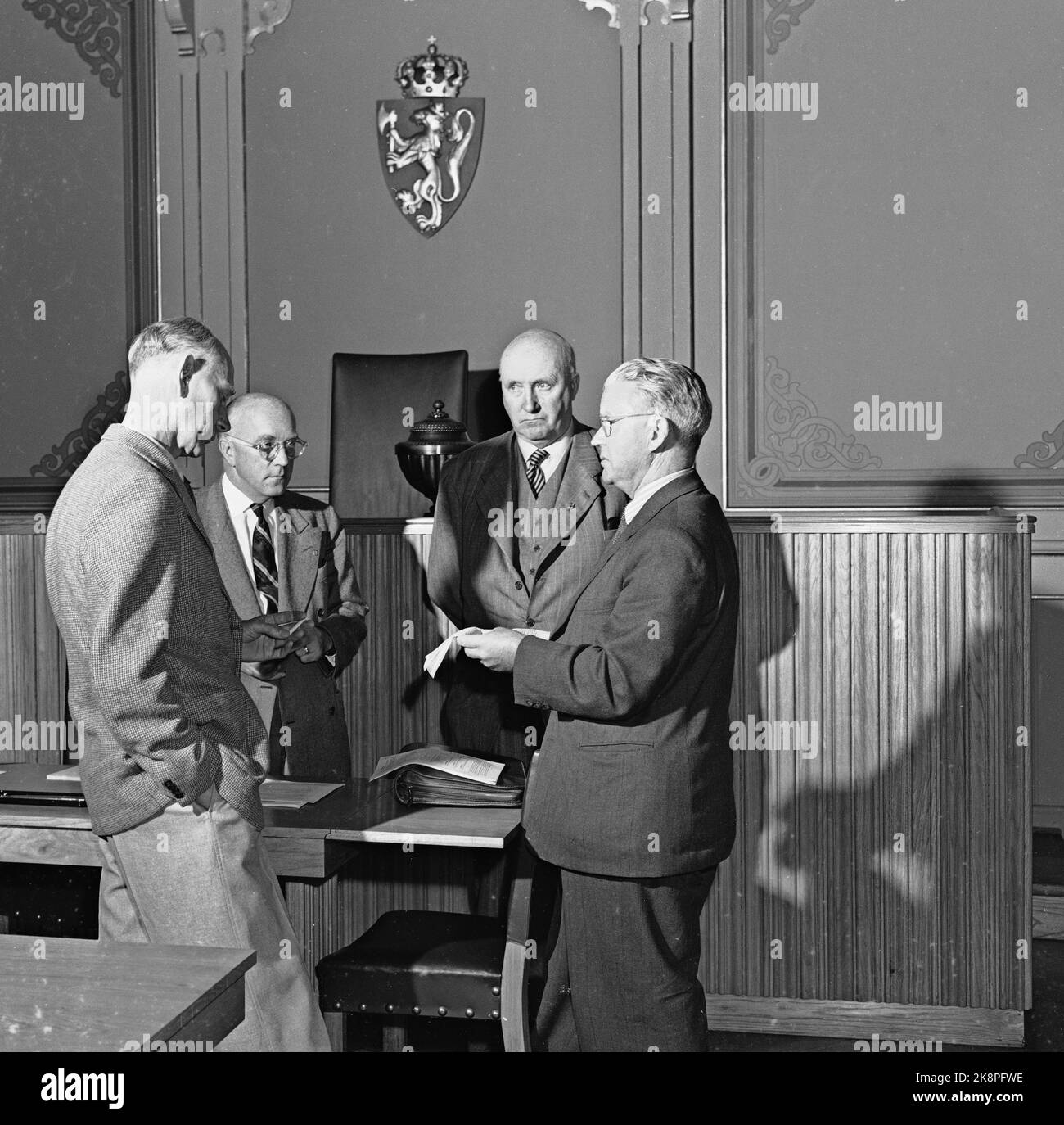 Norge 19500916 'Norge forbereder seg på væpnet fred' Bildene er tatt AV ...