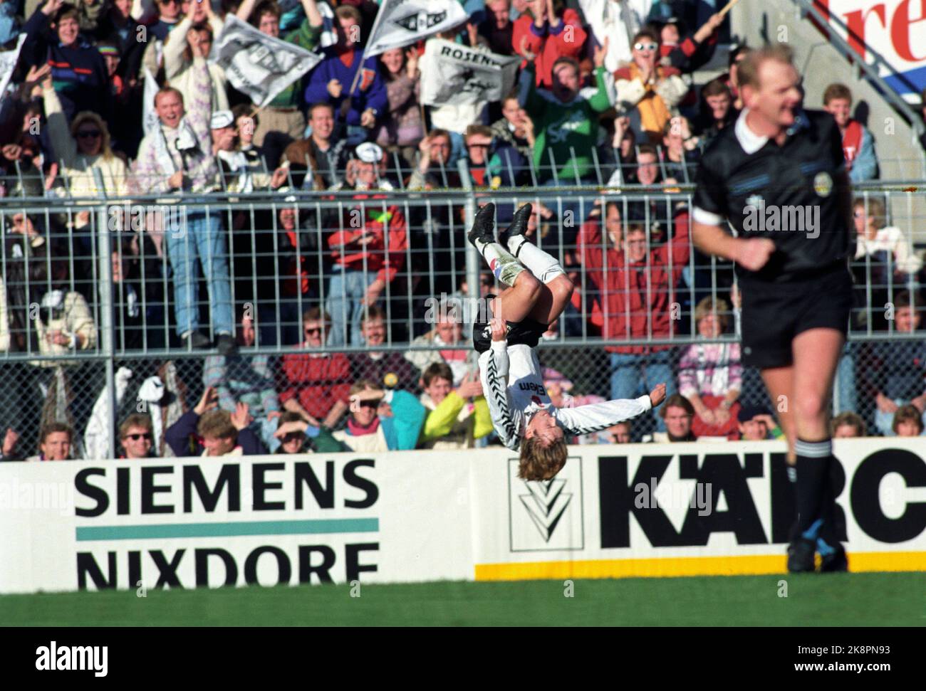 Oslo 19901021 Cup Finale 1990. Rosenborg - Abfüllung 5 - 1. Rosenborgs ...
