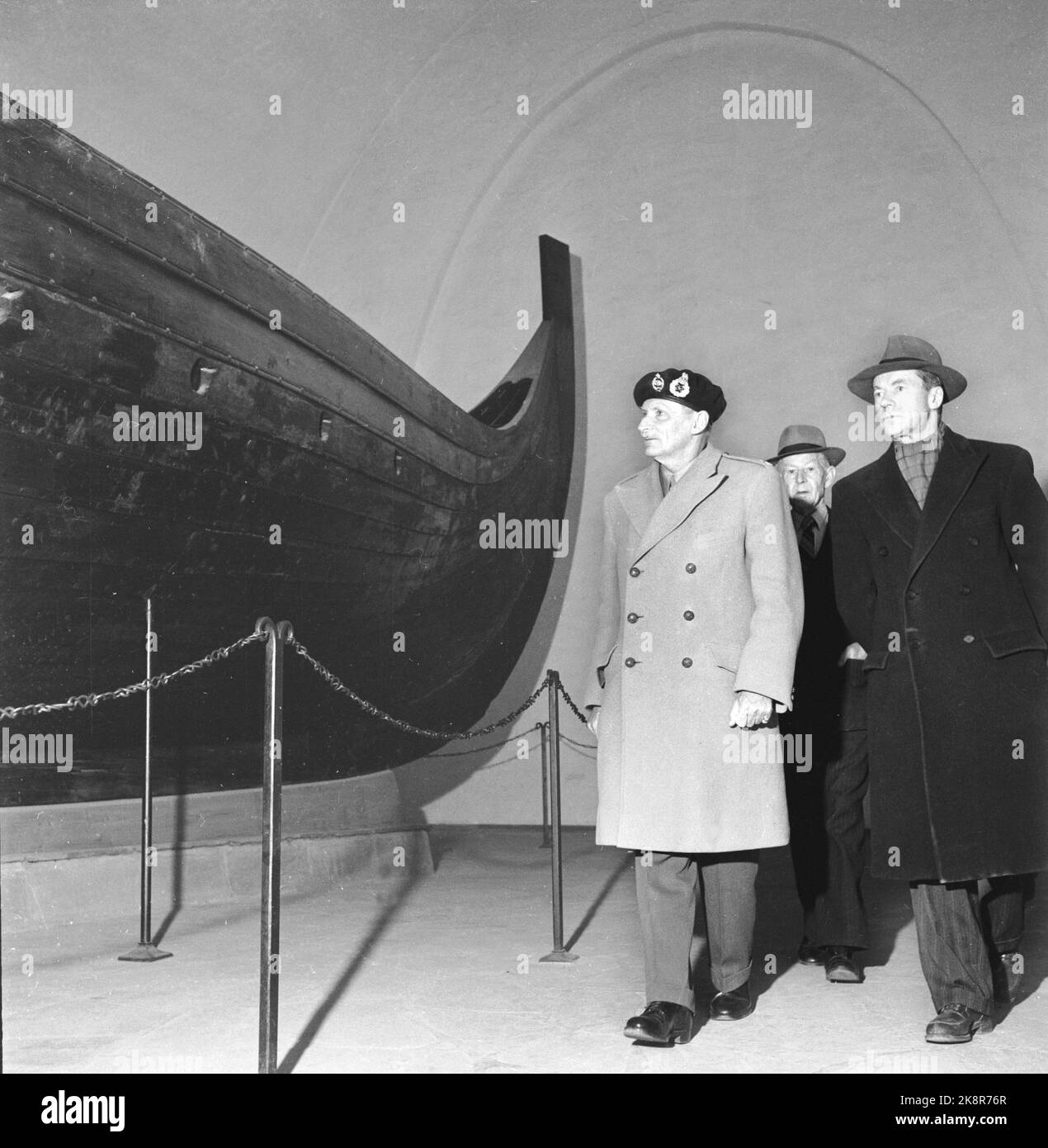 Montgomery wikingerschiffe besuchen bygdoy foto -Fotos und ...