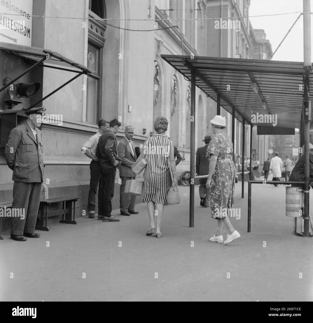 Oslo 8. August 1959. Der Bericht „schwanger in der Stadt“ wurde im ...