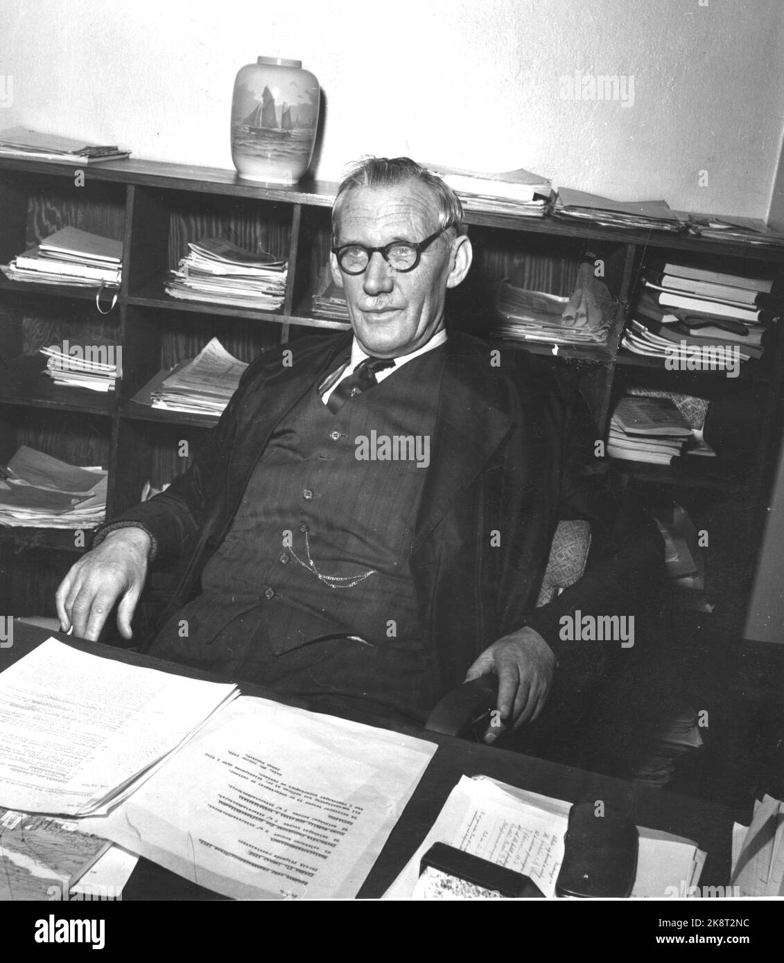 Oslo 1956. „Oslos größter Bewohner“. Martin Strand. CEO von OBOS seit ...