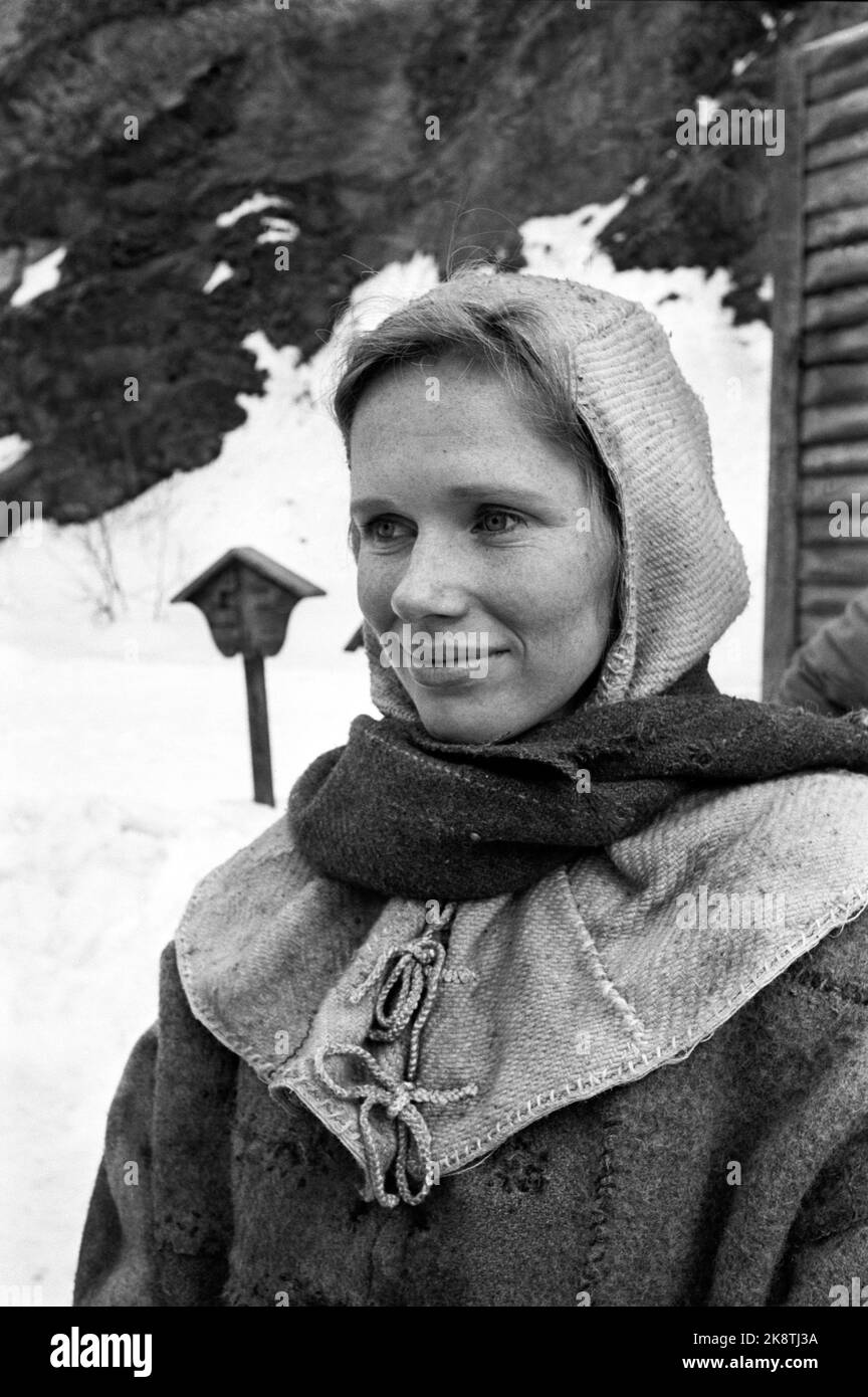 Oslo März 1968 Aufnahme des Films 'The Night Bread' - der klassische ...