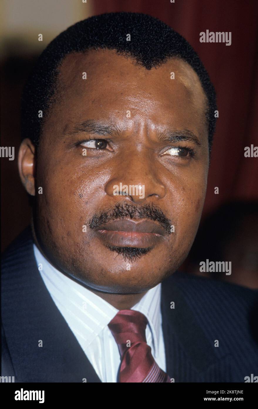 Oslo 19870520 denis sassou nguesso -Fotos und -Bildmaterial in hoher ...