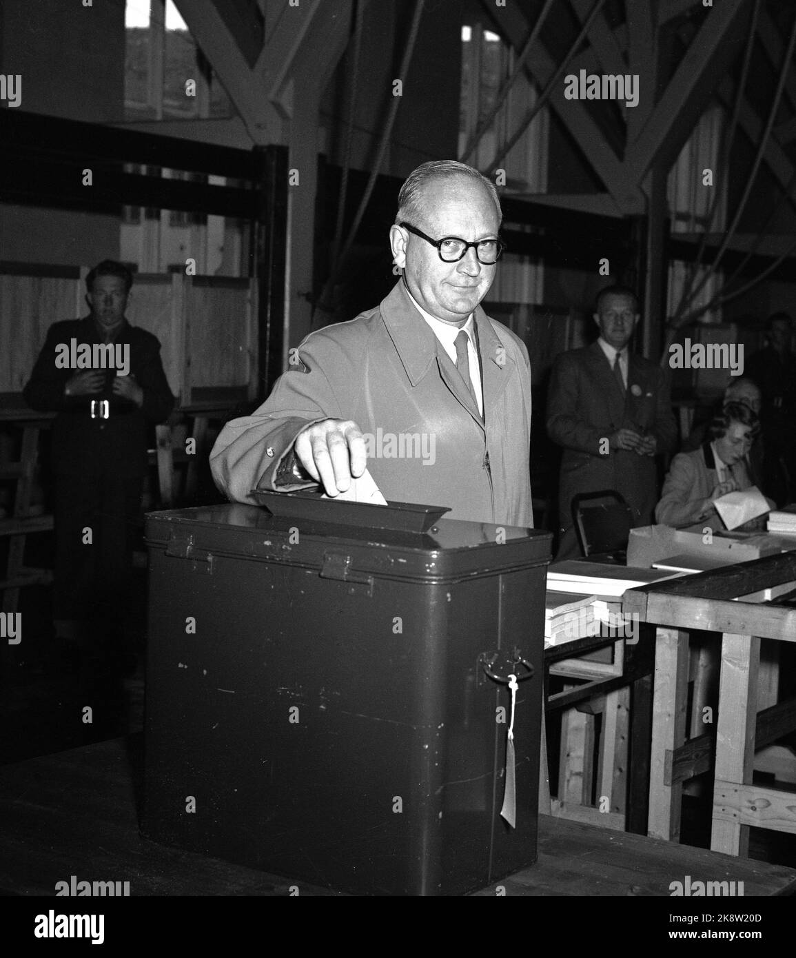 Oslo 19531012 die Parlamentswahlen 1953 waren die ersten Wahlen ...