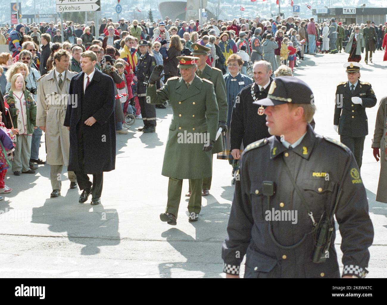 Narvik 19950510. Der Befreiungsjubiläum, - vor 50 Jahren die Befreiung nach dem Zweiten ...