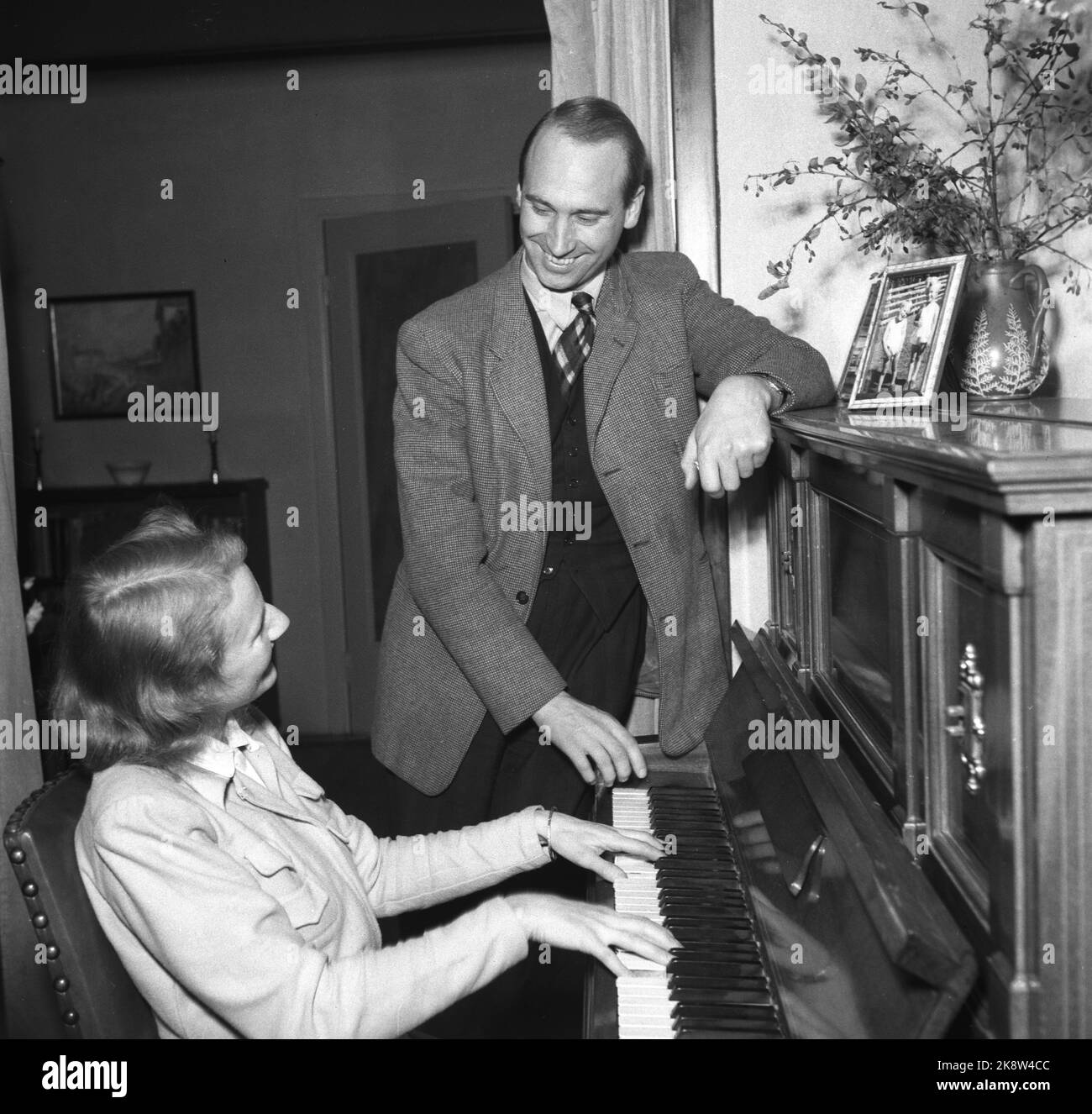 Oslo 19451117. Verteidigungsminister Jens Christian Hauge, geboren am ...