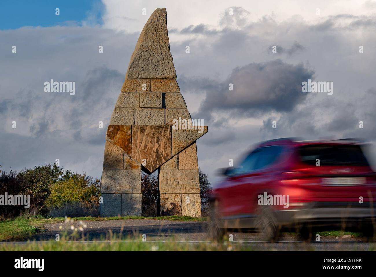 Horice, Tschechische Republik. 25. Oktober 2022. Das vom Bildhauer Kurt ...
