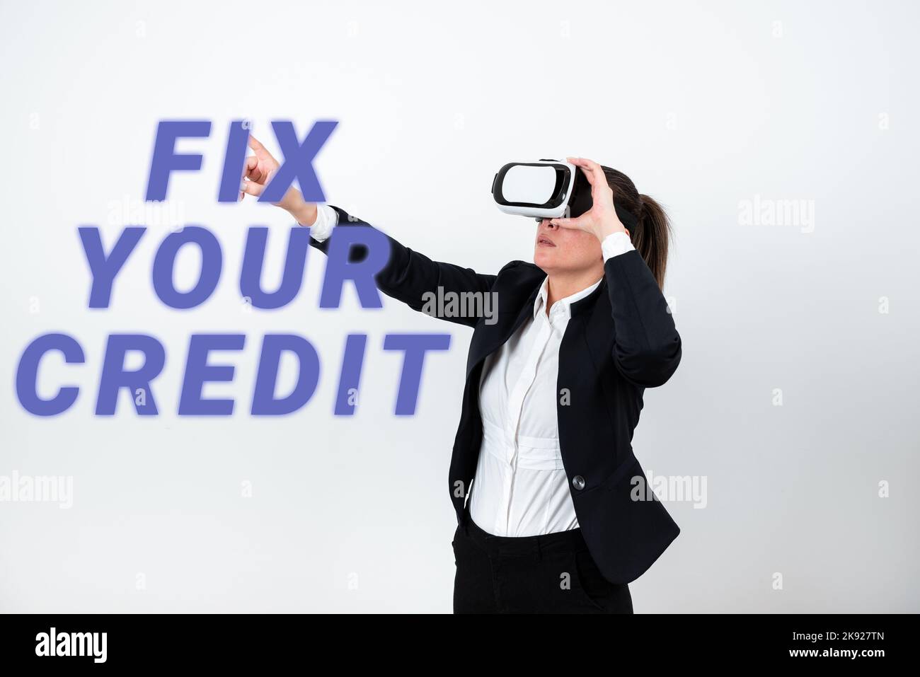 Text zeigt Inspiration Fix your Credit. Konzept Bedeutung verbessern ... Text zeigt Inspiration Fix your Credit. Konzept Bedeutung verbessern ...