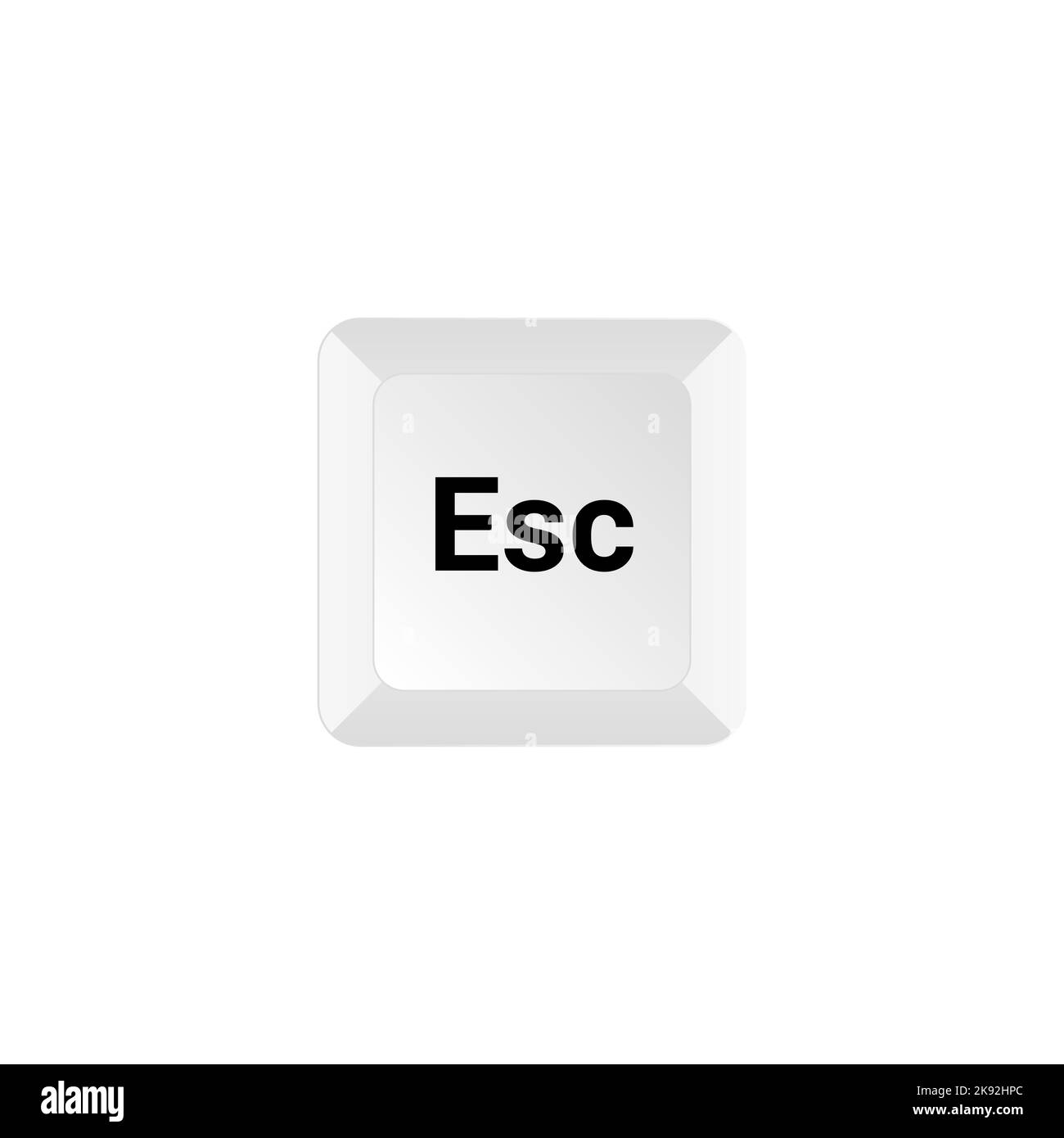 Vektorsymbol der ESC-Taste. Escape Tastatur Logo Computer Cartoon ... Vektorsymbol der ESC-Taste. Escape Tastatur Logo Computer Cartoon ...
