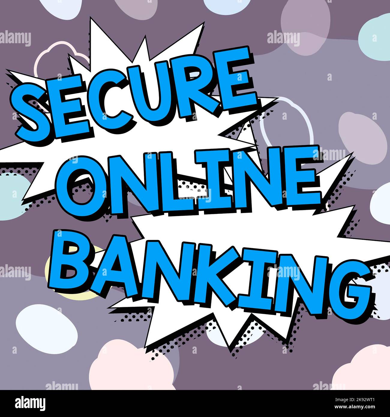 Textschild mit Secure Online Banking. Business Showcase Schützen Sie ...