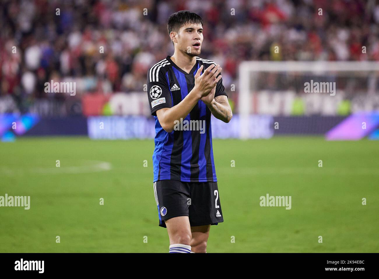 Sevilla, Spanien. 25. Oktober 2022. Kevin Diks (2) vom FC Kopenhagen ...