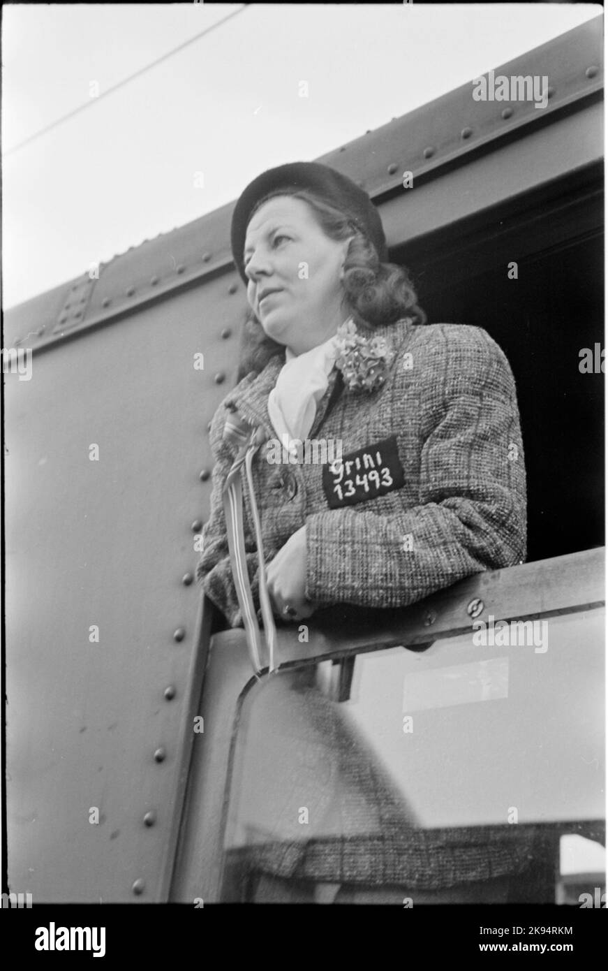 Norwegische Kriegsgefangene, nach der Kapitulation Deutschlands aus dem ...