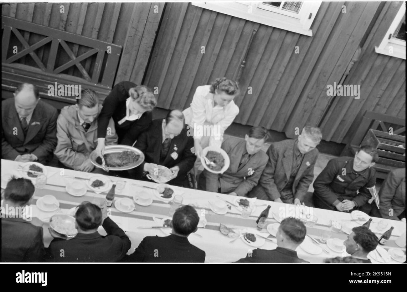 Norwegische Kriegsgefangene, nach der Kapitulation Deutschlands aus dem ...