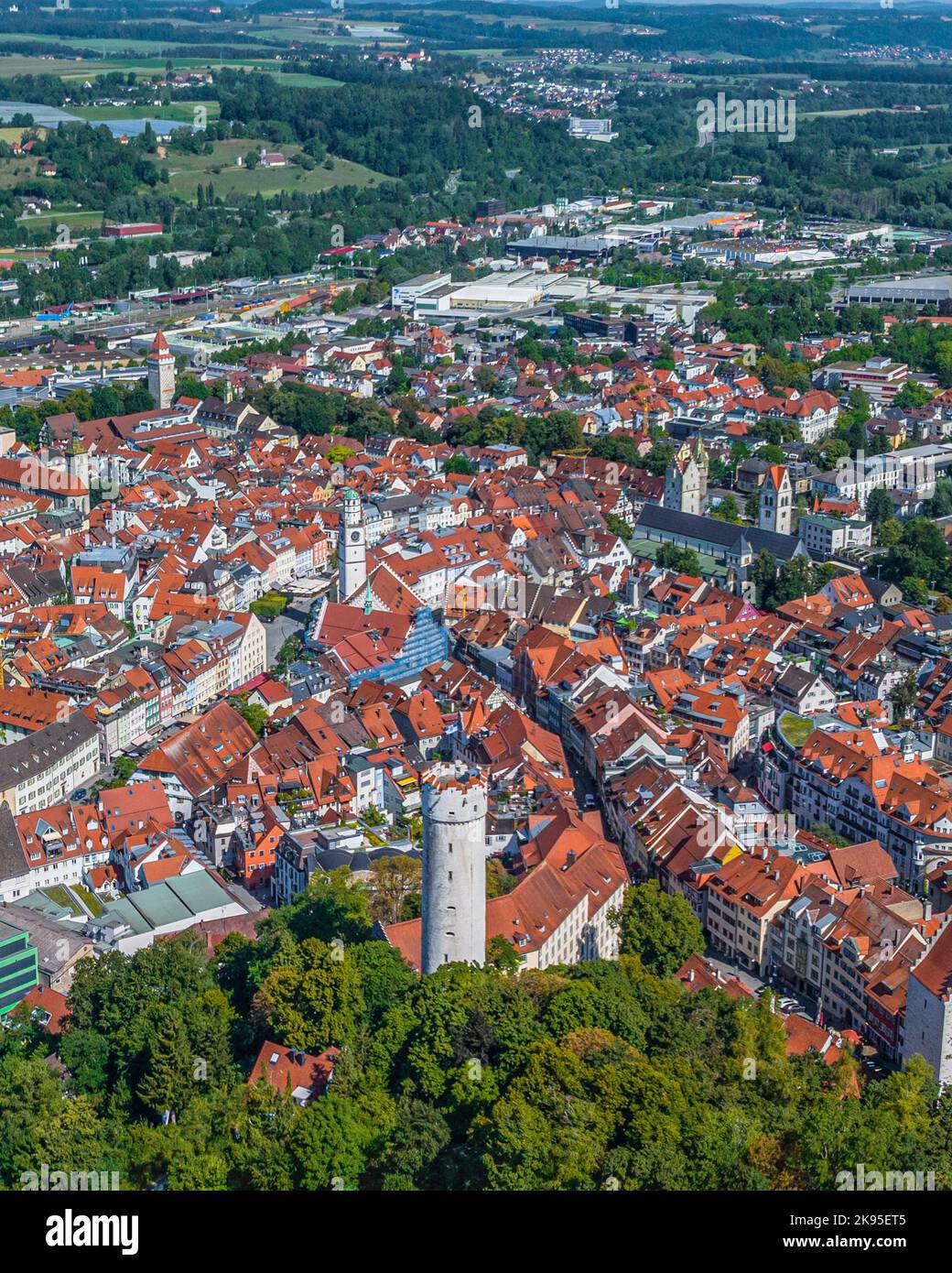 View at the old town of ravensburg -Fotos und -Bildmaterial in hoher ...