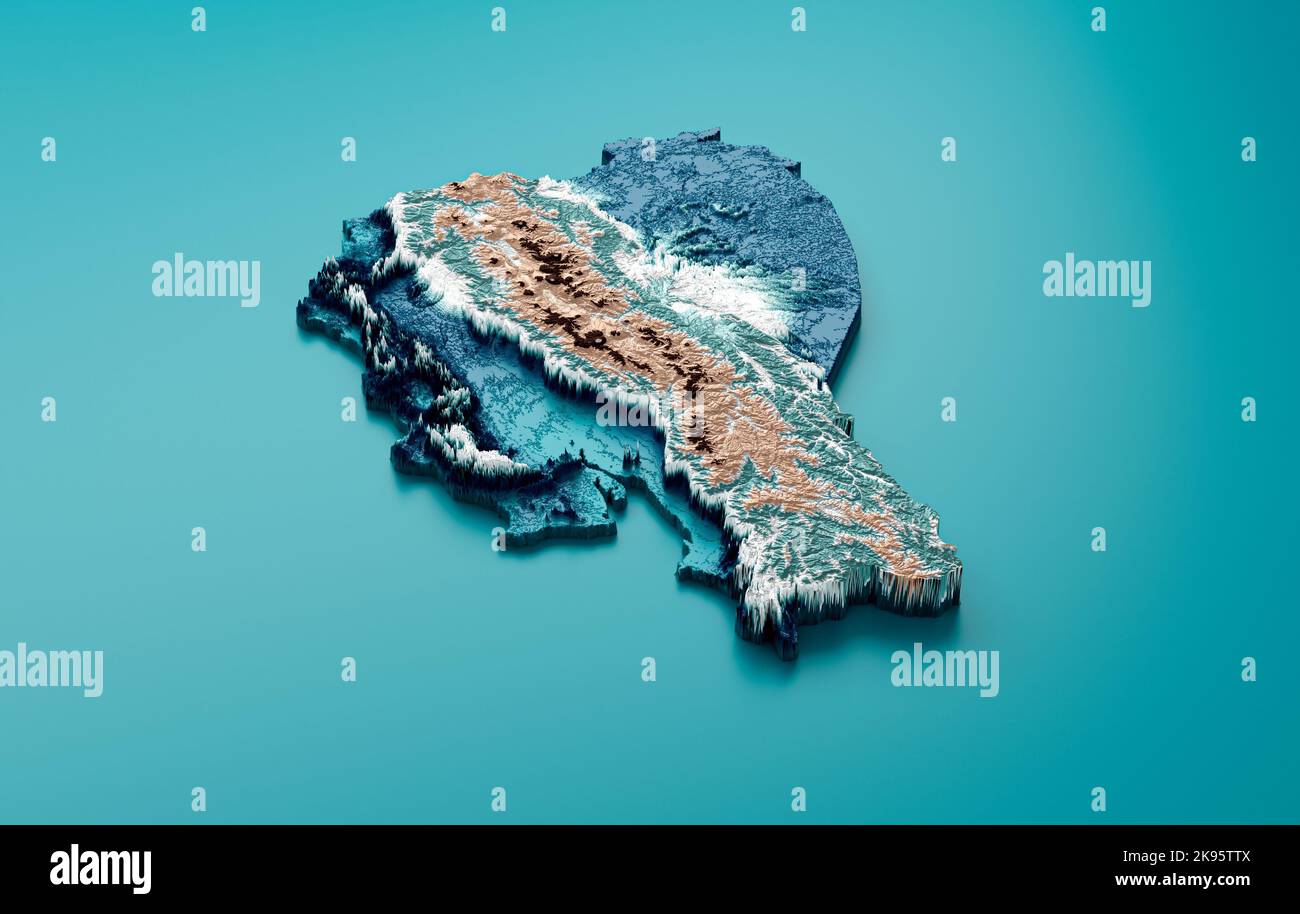 Ecuador relief map -Fotos und -Bildmaterial in hoher Auflösung – Alamy