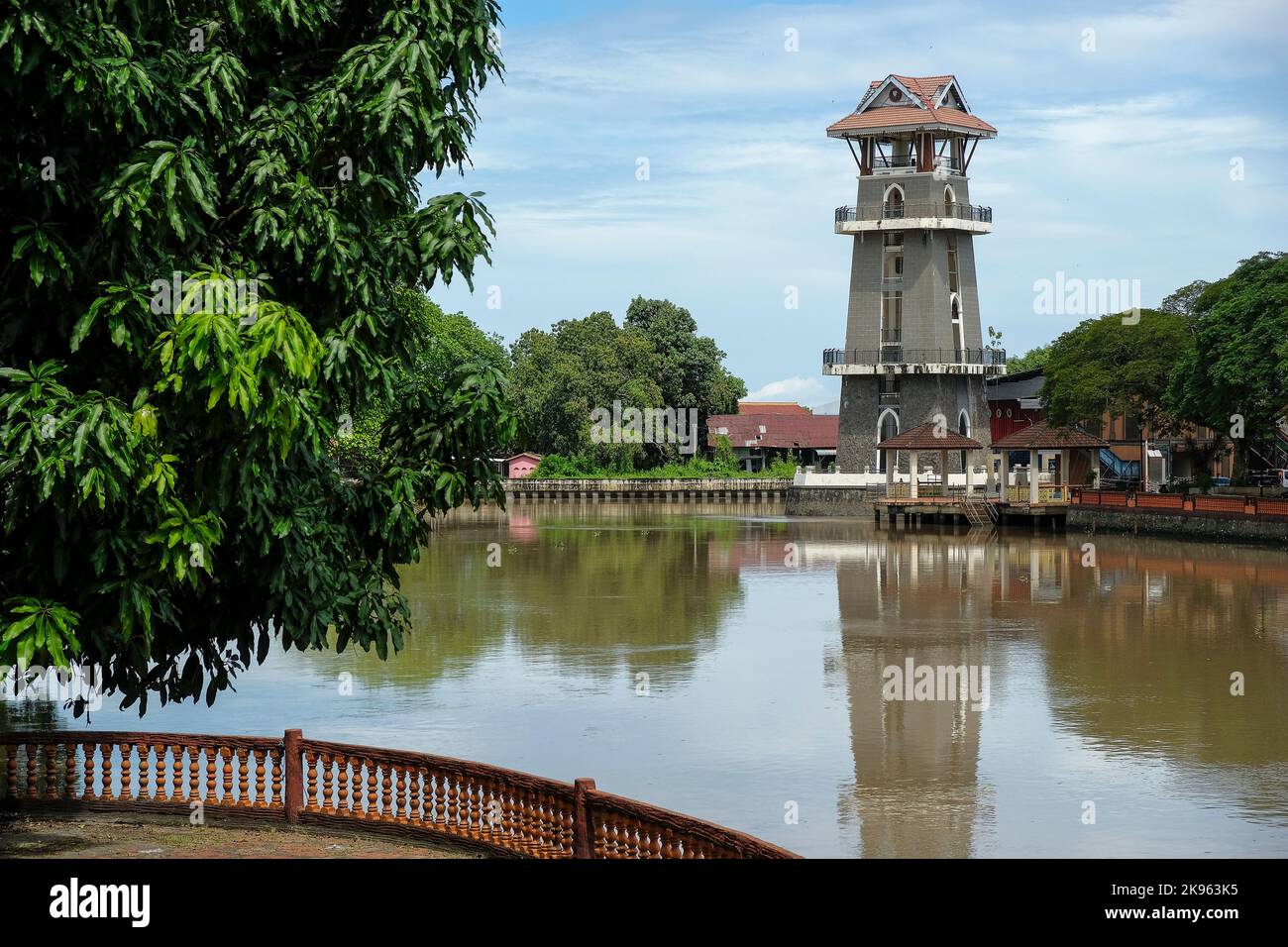 Alor Setar, Malaysia - 2022. Oktober: Blick auf den Leuchtturm Tanjung ...