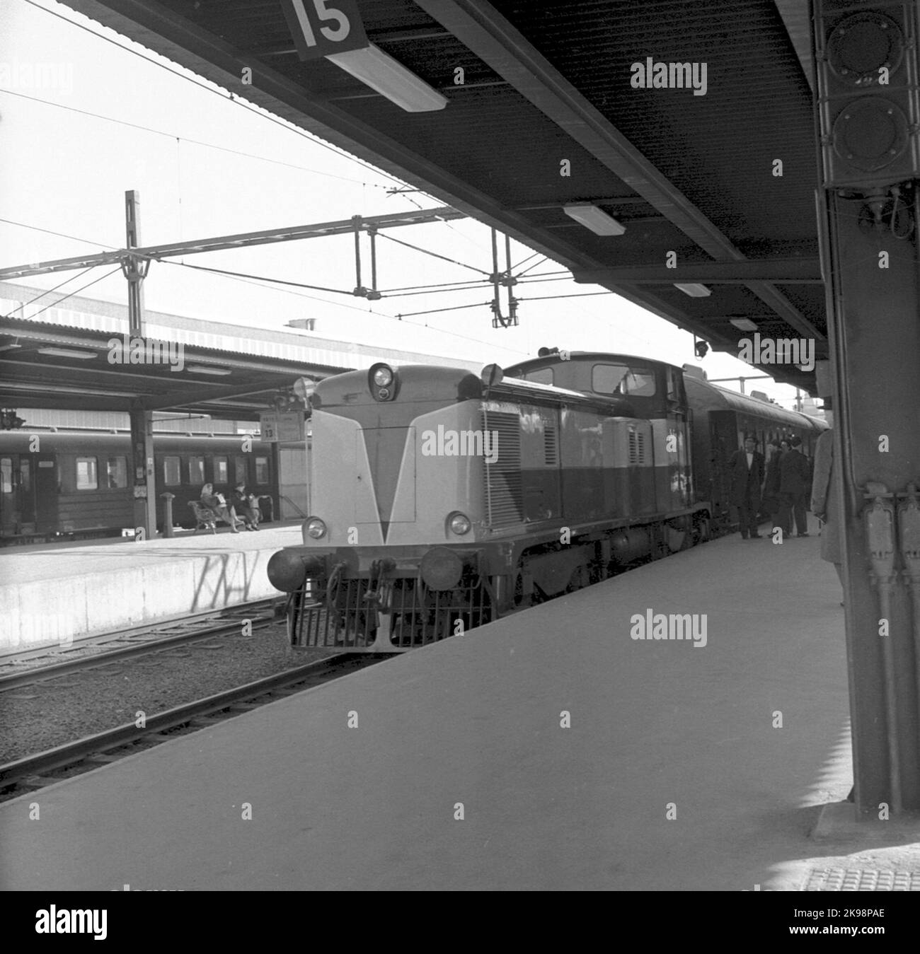 Dieselpneumatische Lokomotive Stockholm Nynäs Railway SNJ T6 in ...