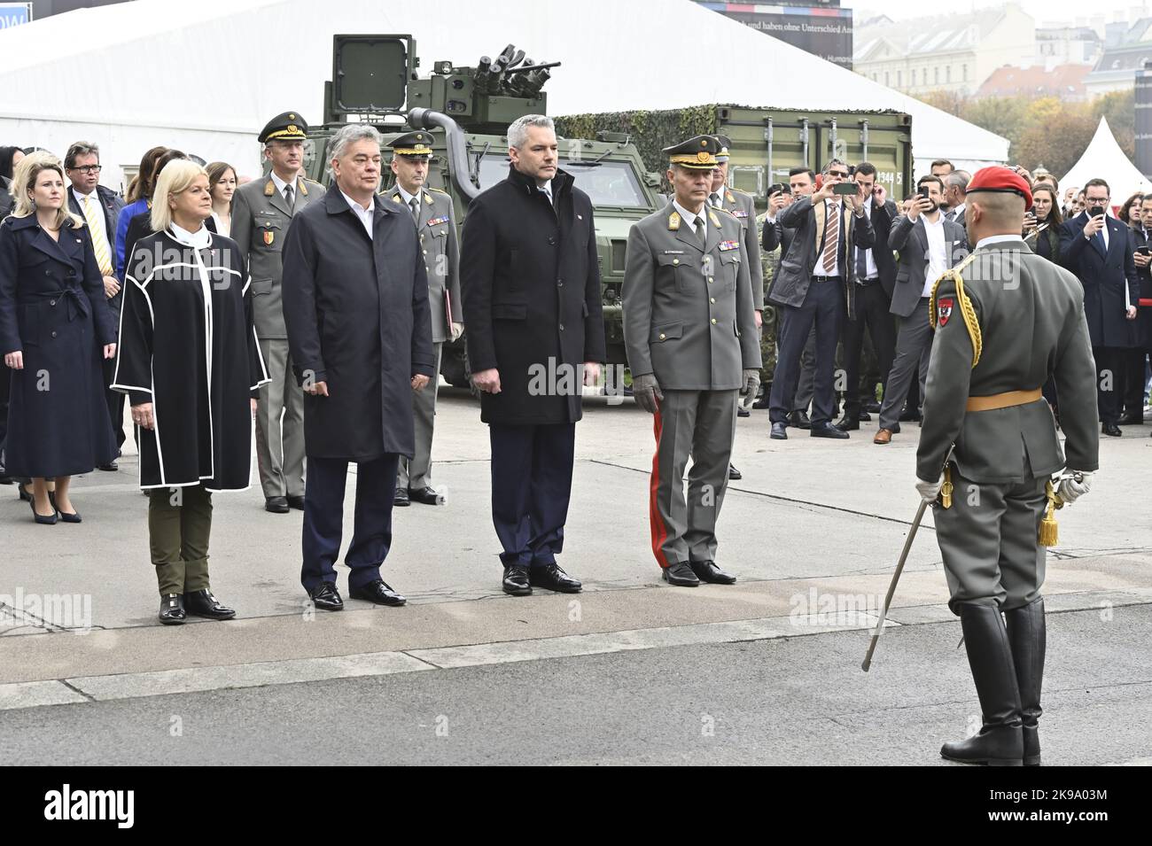Wien, Österreich. 26. Okt. 2022. Österreichischer Nationalfeiertag 2022 ...