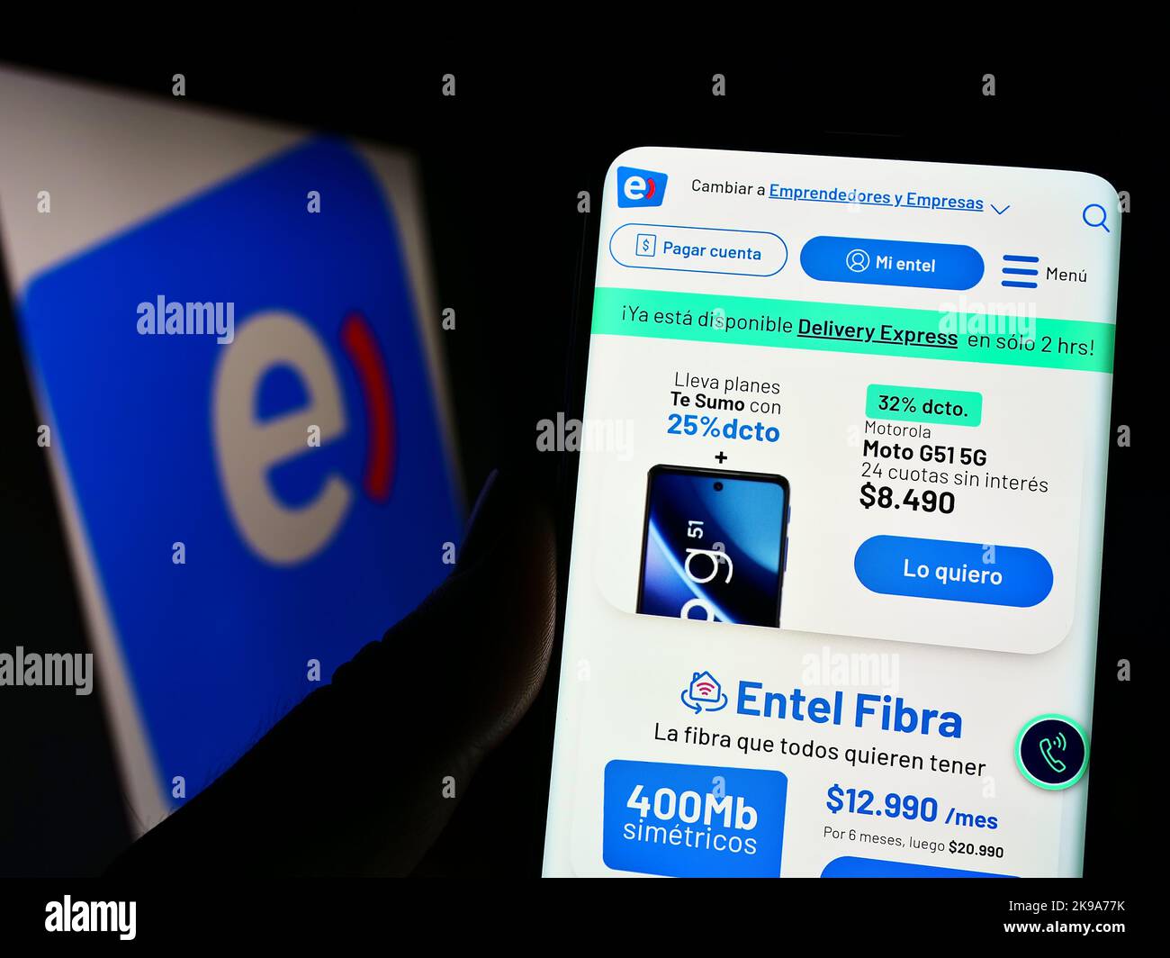 Entel logo -Fotos und -Bildmaterial in hoher Auflösung – Alamy