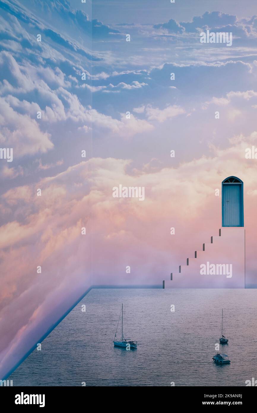 The truman show stairs -Fotos und -Bildmaterial in hoher Auflösung – Alamy