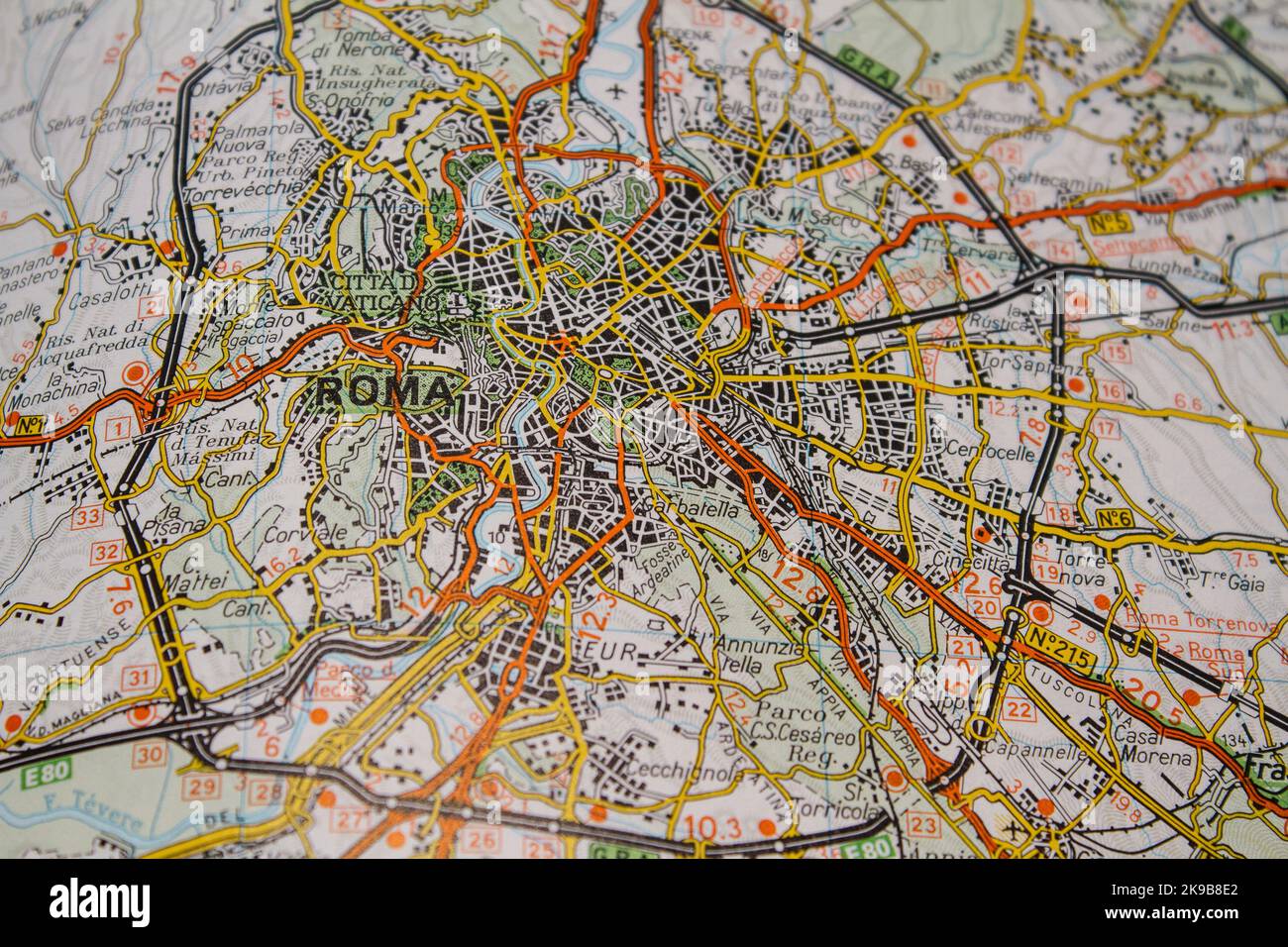Roma map -Fotos und -Bildmaterial in hoher Auflösung – Alamy