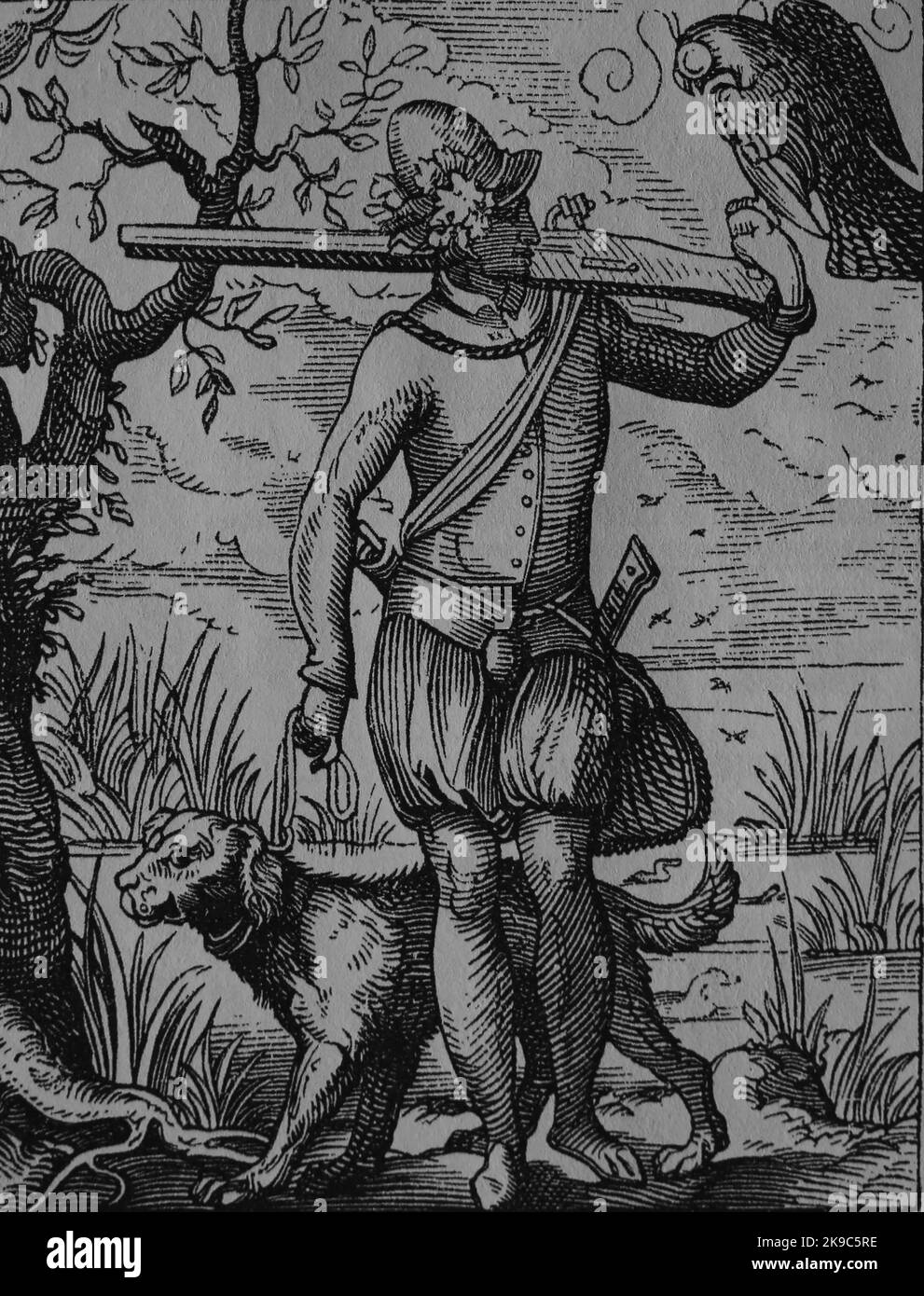 Falkner deutschland Schwarzweiß-Stockfotos und -bilder - Alamy