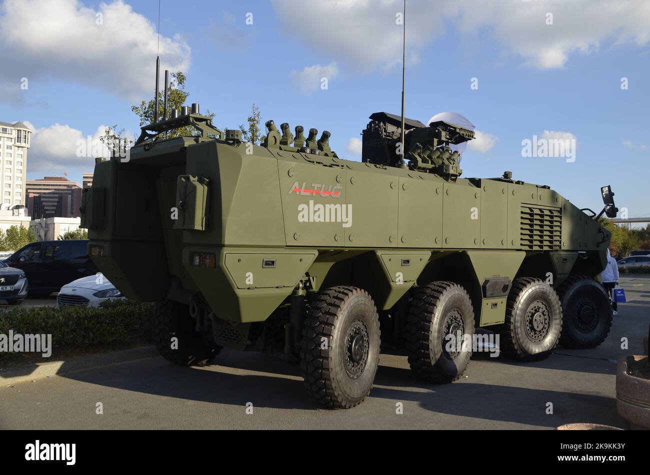 Istanbul Türkei. Oktober 2022. BMC Altug Tactical Wheeled Armored ...