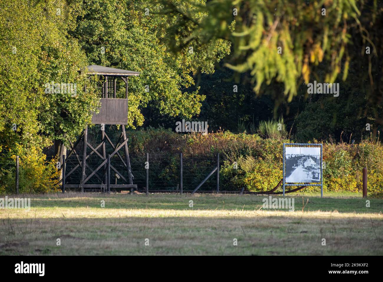 Zwiggelte, Niederlande - 18. Oktober 2022: Westerbork war ein Nazi ...