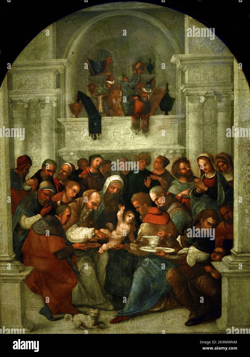 Beschneidung 1525 Ludovico Mazzolino 1480 - 1528, 15-16. Jahrhundert, Italien, Italienisch ...