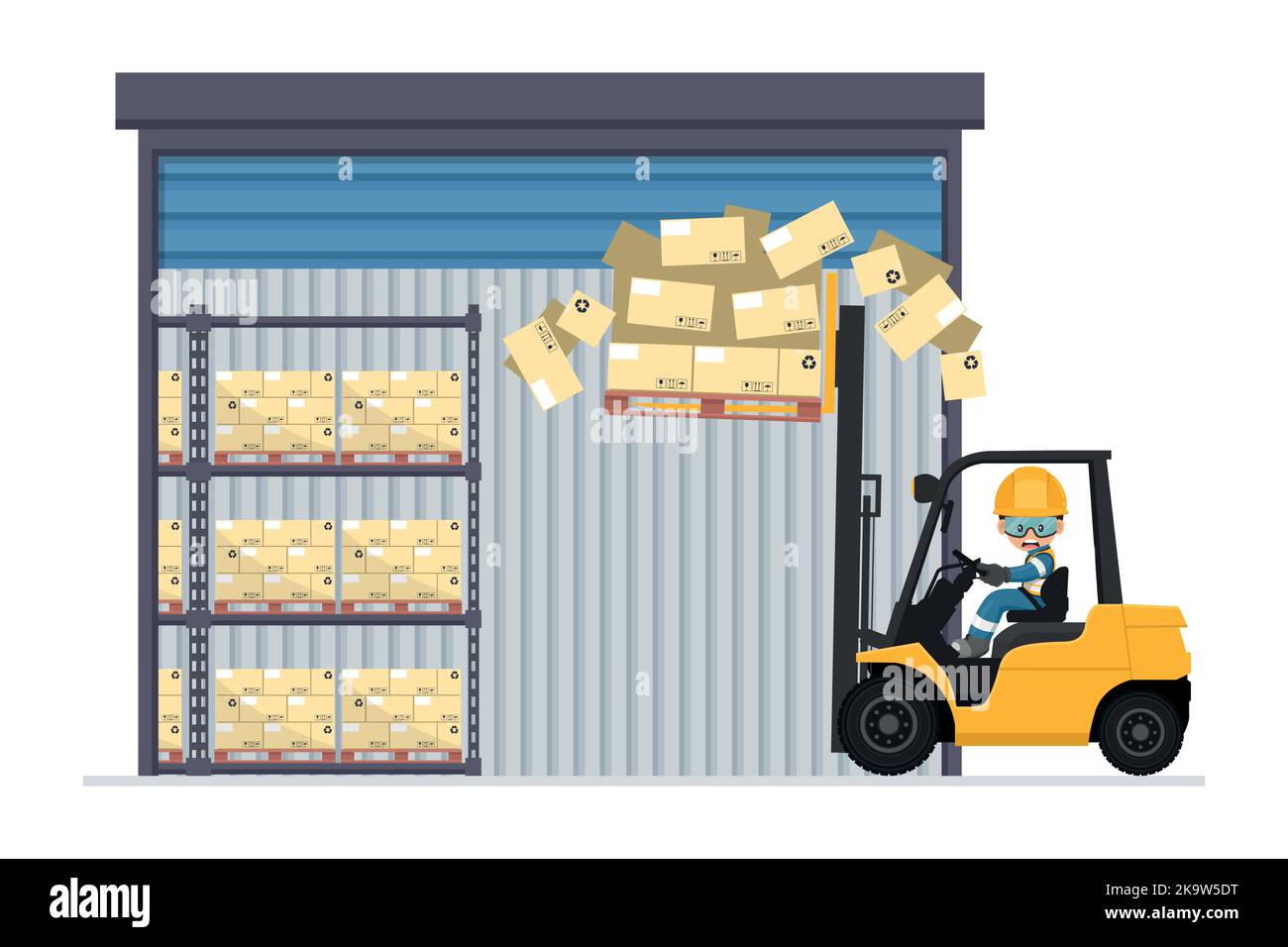 Forklift truck forks icon vector -Fotos und -Bildmaterial in hoher ...
