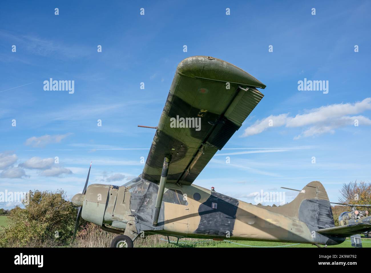 De Havilland DHC Beaver XP822 Flugzeug des Army Air Corps, Wiltshire UK ...