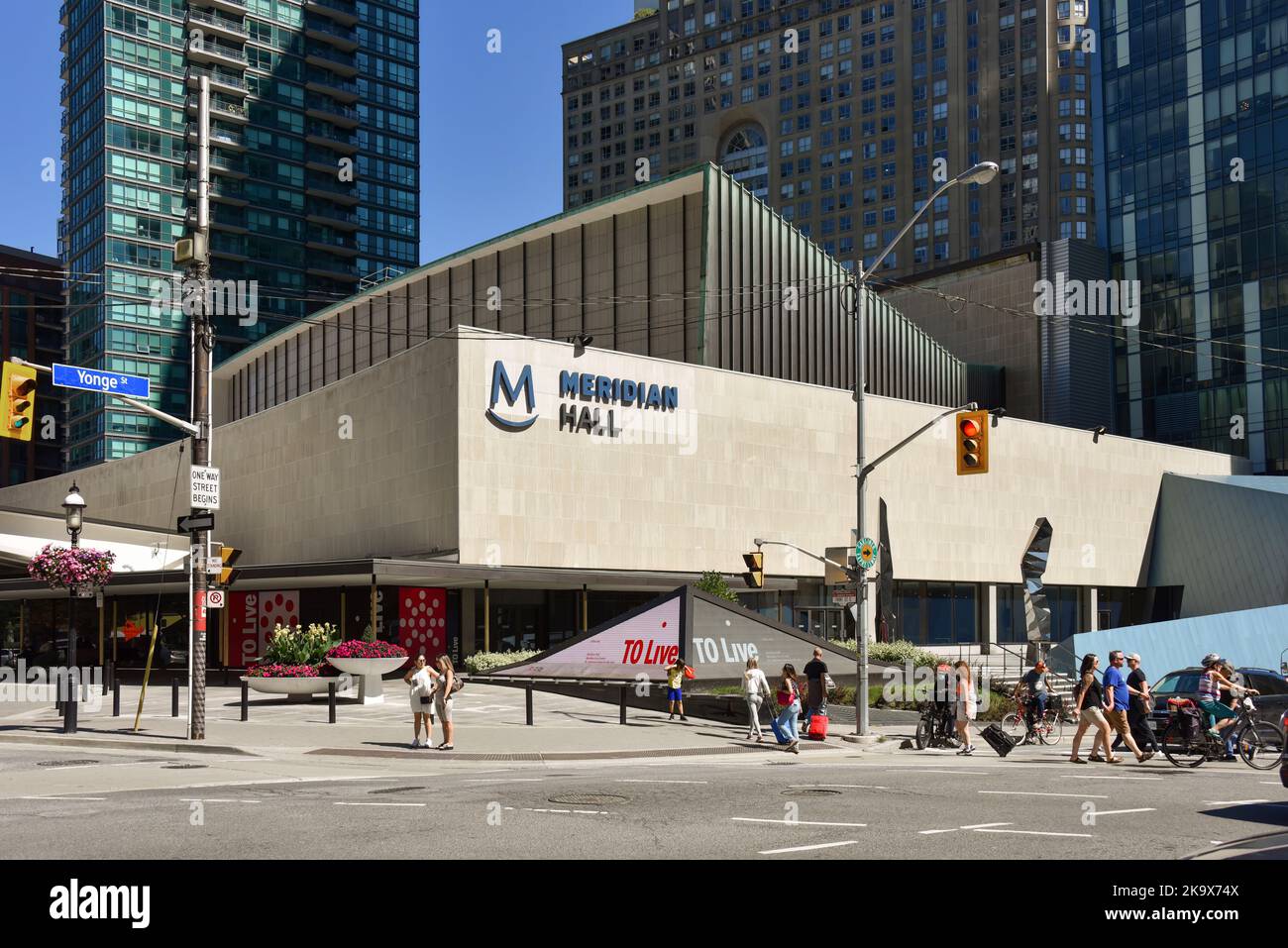 Toronto, Kanada - 12. August 2022: Die Meridian Hall ist ein wichtiger ...